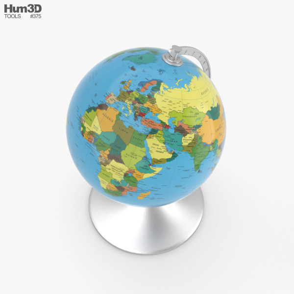 Globe 3D model - Download in MAX, OBJ, FBX, C4D