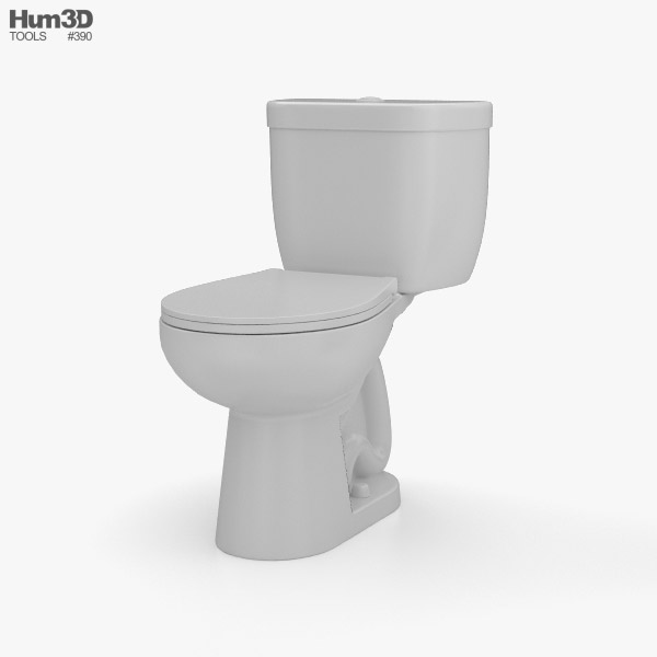 Toilet 3D model - Download in MAX, OBJ, FBX, C4D