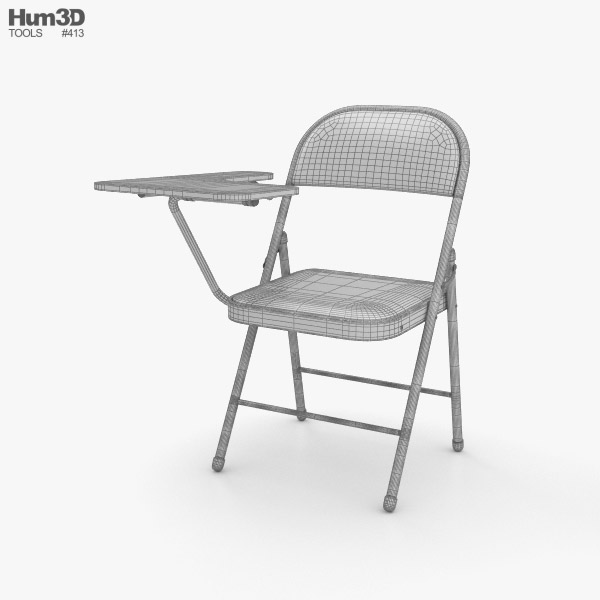 Study chair 3D model - Download in MAX, OBJ, FBX, C4D