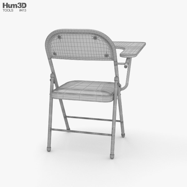 Study chair 3D model - Download in MAX, OBJ, FBX, C4D