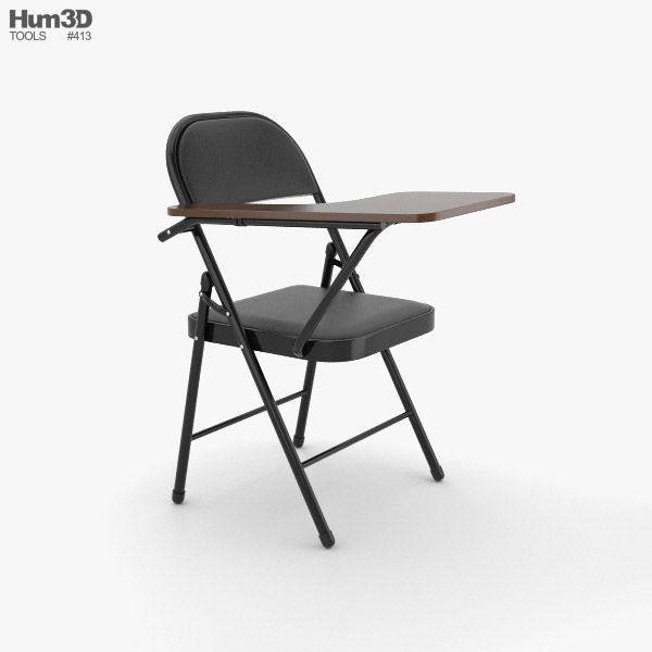 Study chair 3D model - Download in MAX, OBJ, FBX, C4D