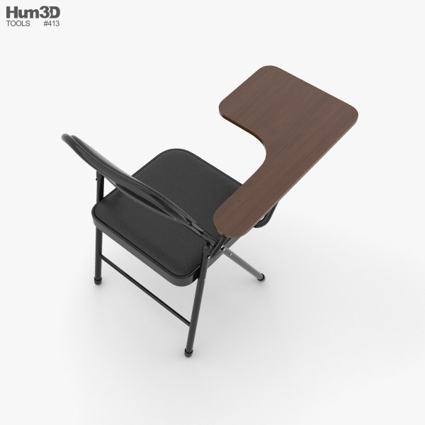 Study chair 3D model - Download in MAX, OBJ, FBX, C4D