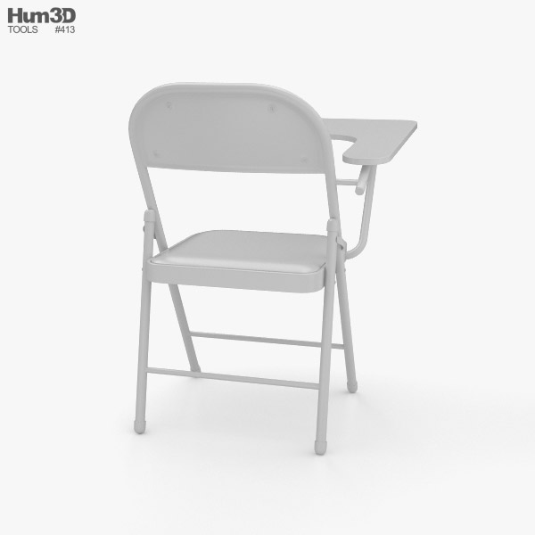Study chair 3D model - Download in MAX, OBJ, FBX, C4D