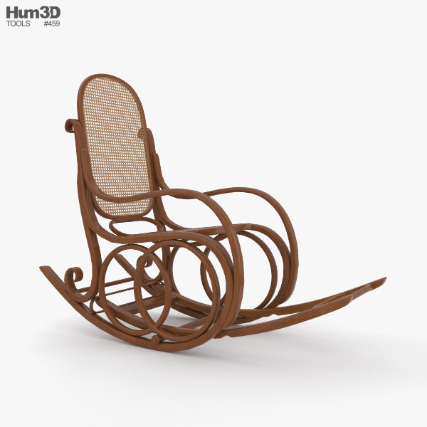 Rocking chair 3D model - Download in MAX, OBJ, FBX, C4D