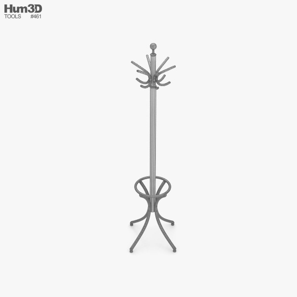 Coat Rack 3D model - Download in MAX, OBJ, FBX, C4D