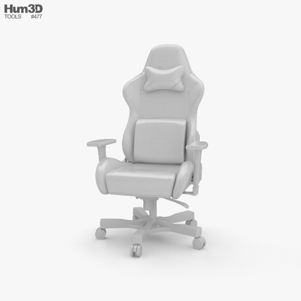 Gaming chair 3D model - Download in MAX, OBJ, FBX, C4D