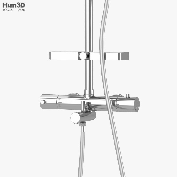 Shower 3D model - Download in MAX, OBJ, FBX, C4D