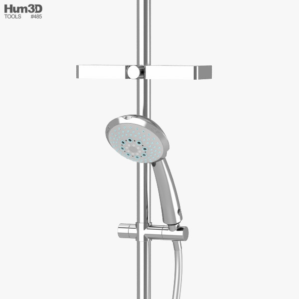 Shower 3D model - Download in MAX, OBJ, FBX, C4D