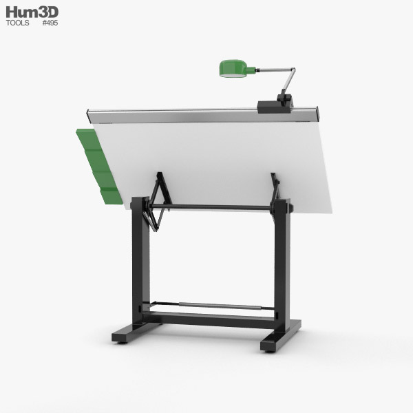 Drafting Table 3D model - Download in MAX, OBJ, FBX, C4D