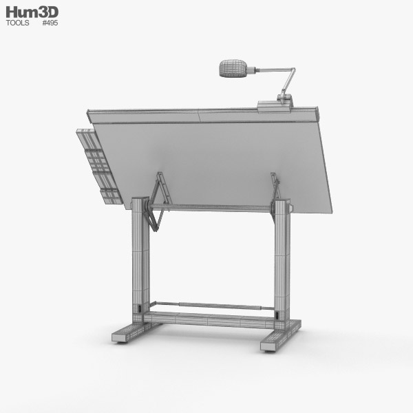 Drafting Table 3D model - Download in MAX, OBJ, FBX, C4D