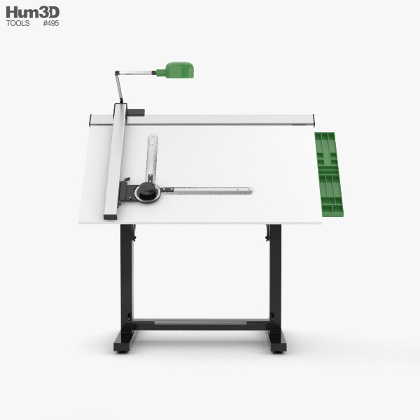 Drafting Table 3D model - Download in MAX, OBJ, FBX, C4D