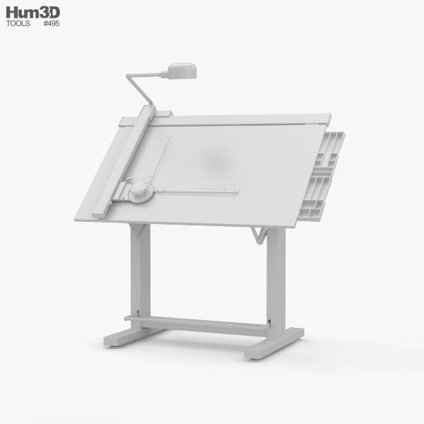 Drafting Table 3D model - Download in MAX, OBJ, FBX, C4D