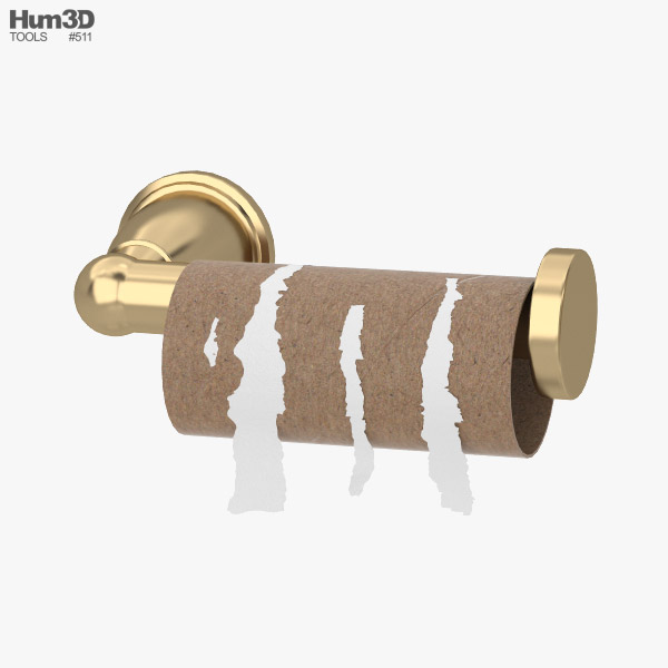 Toilet Paper 3D model - Download in MAX, OBJ, FBX, C4D