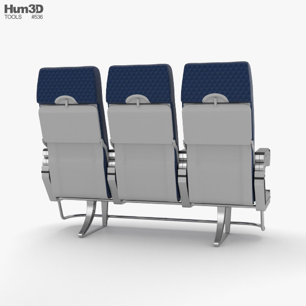 Airplane Seats 3D model - Download in MAX, OBJ, FBX, C4D