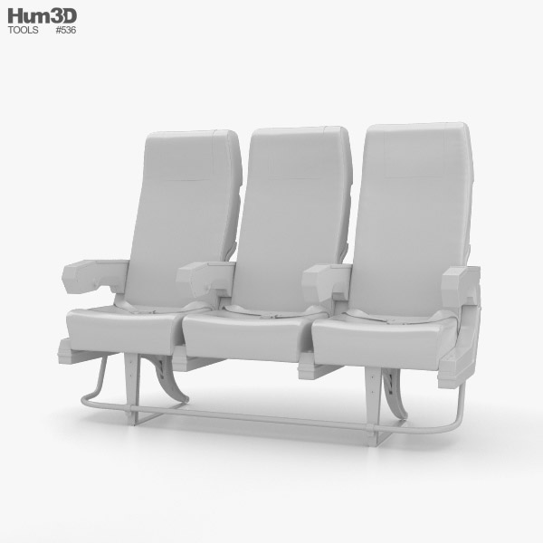Airplane Seats 3D model - Download in MAX, OBJ, FBX, C4D