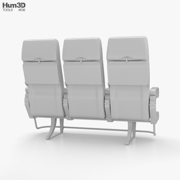 Airplane Seats 3D model - Download in MAX, OBJ, FBX, C4D