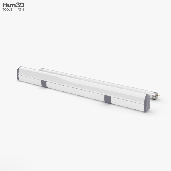 Tube Light 3D model - Download in MAX, OBJ, FBX, C4D