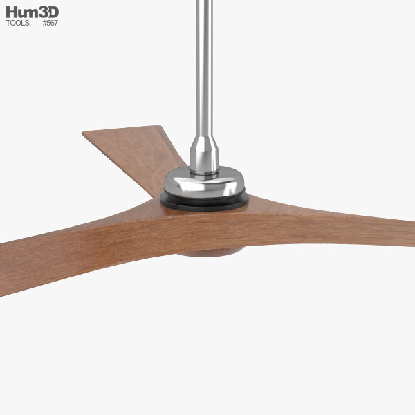 Ceiling fan 3D model - Download in MAX, OBJ, FBX, C4D