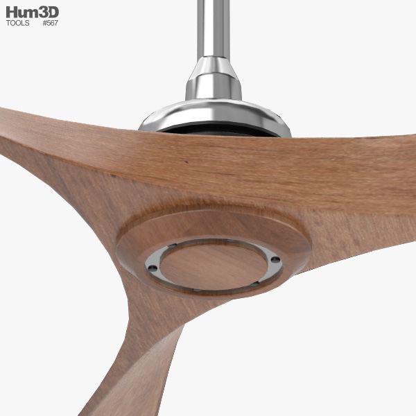 Ceiling fan 3D model - Download in MAX, OBJ, FBX, C4D