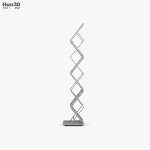 Brochure Stand 3D model - Download in MAX, OBJ, FBX, C4D