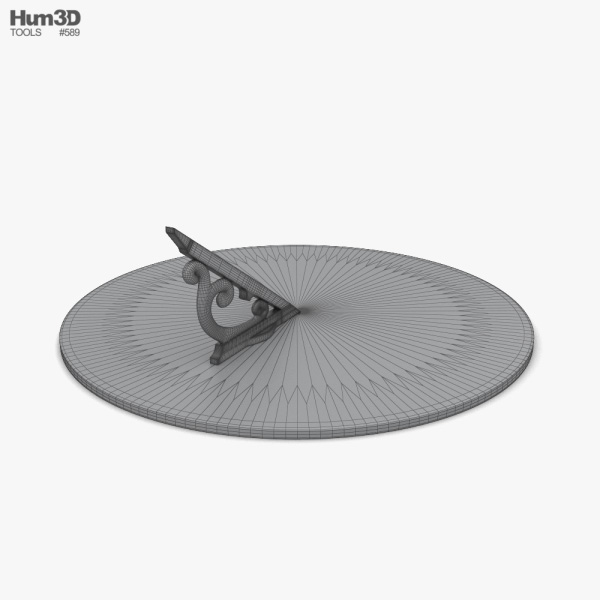 Sundial 3D model - Download in MAX, OBJ, FBX, C4D