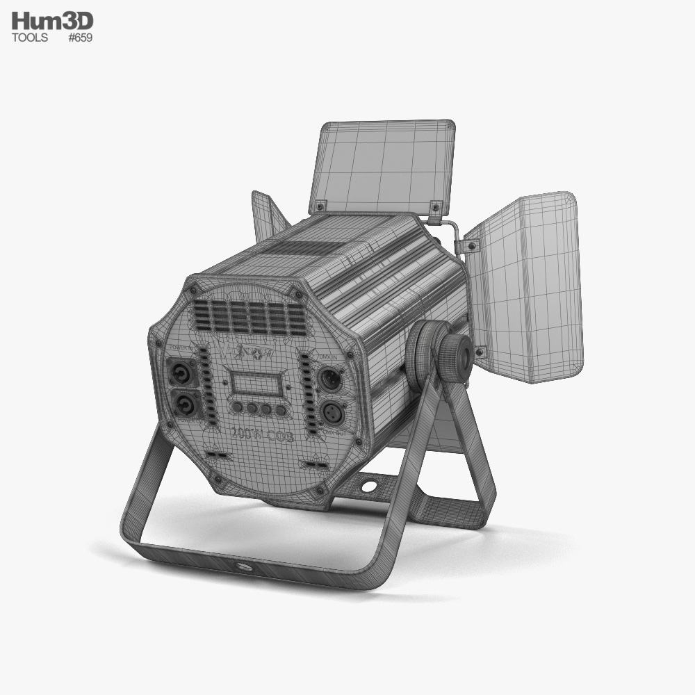 Stage Light 01 3D model - Download in MAX, OBJ, FBX, C4D