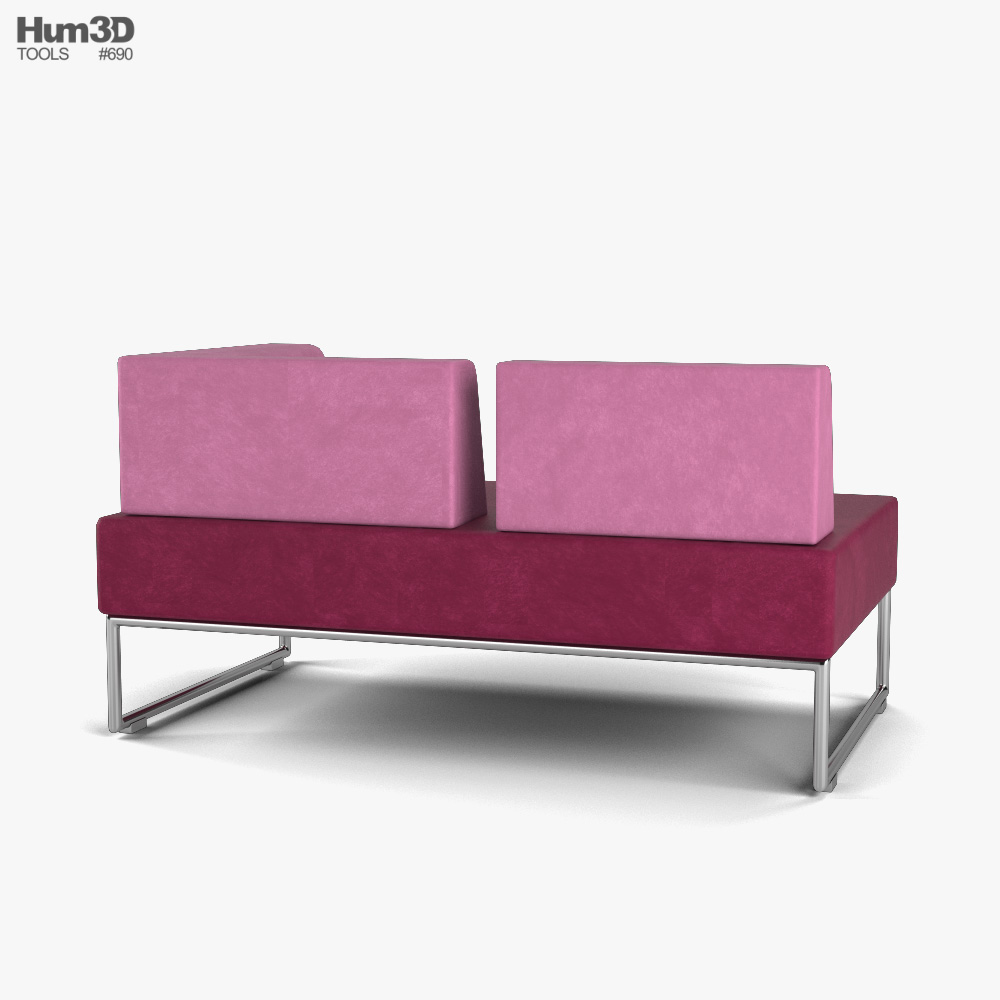 Modern Sofa 3D model - Download in MAX, OBJ, FBX, C4D