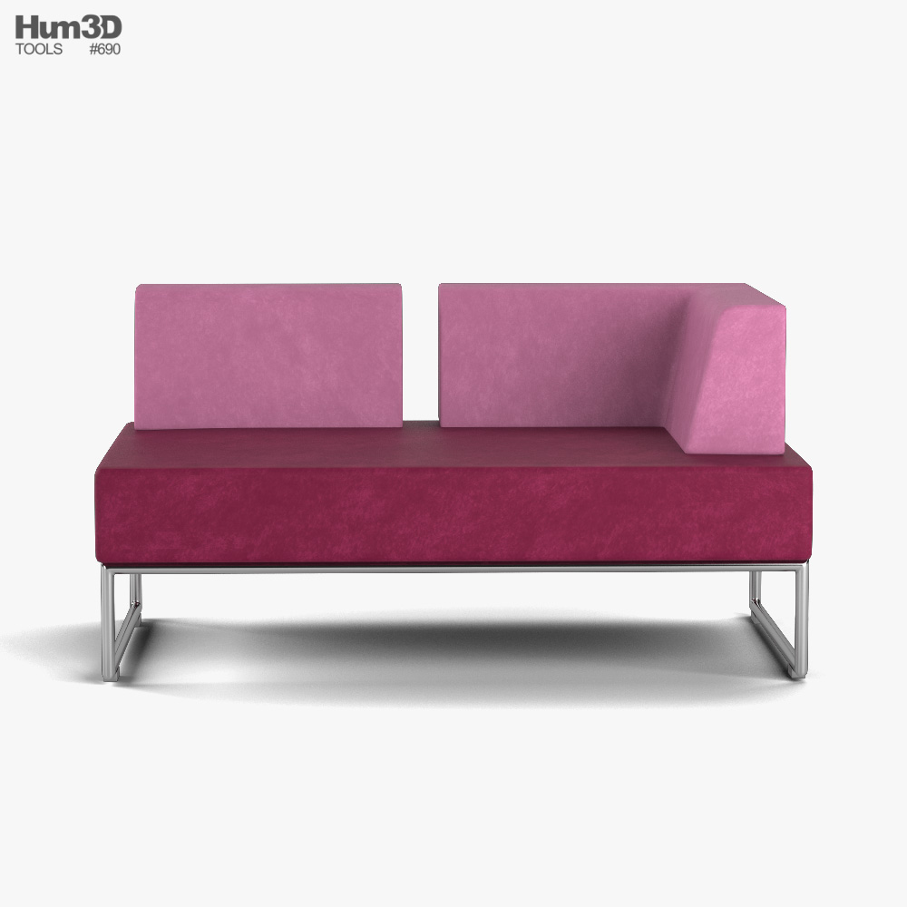 Modern Sofa 3D model - Download in MAX, OBJ, FBX, C4D
