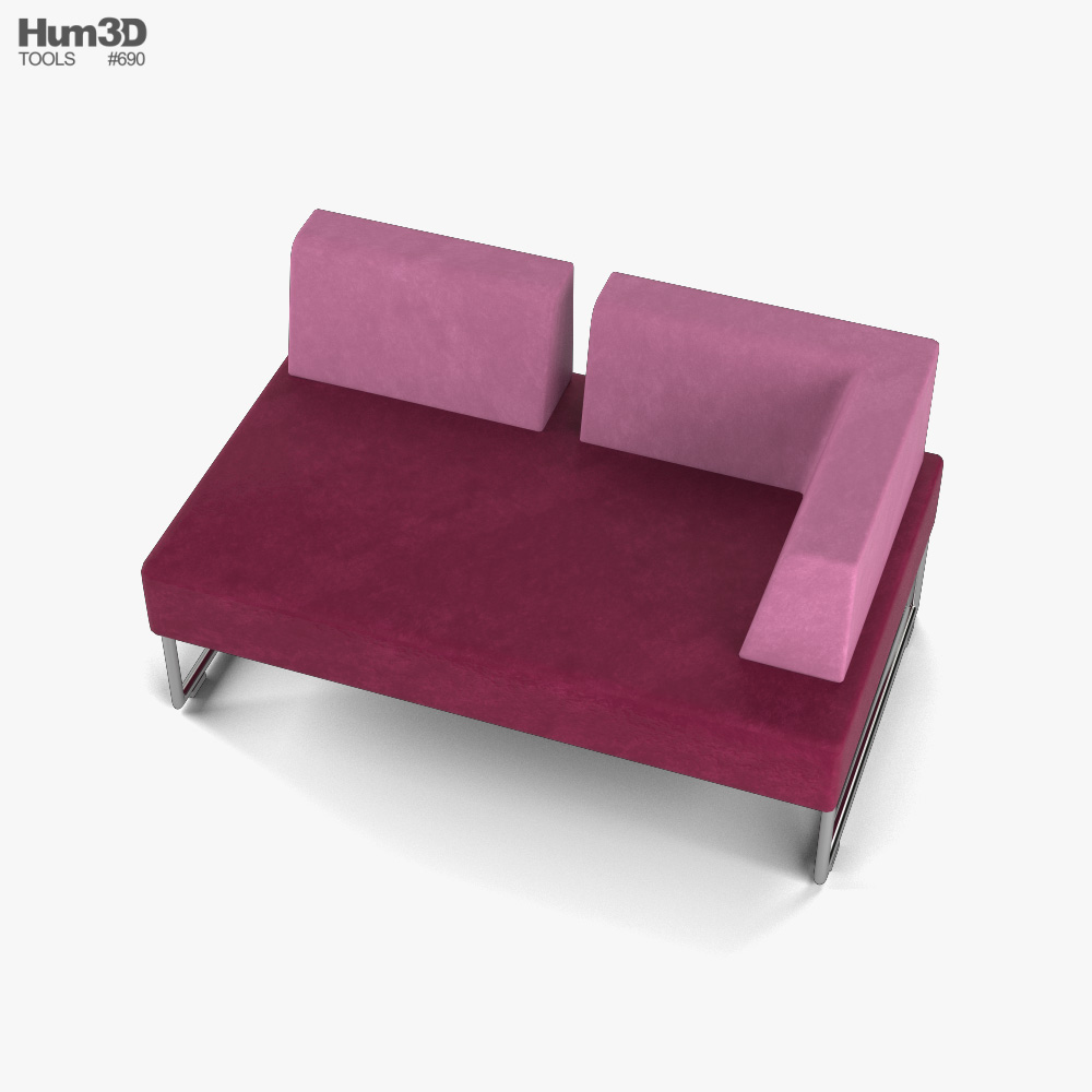 Modern Sofa 3D model - Download in MAX, OBJ, FBX, C4D