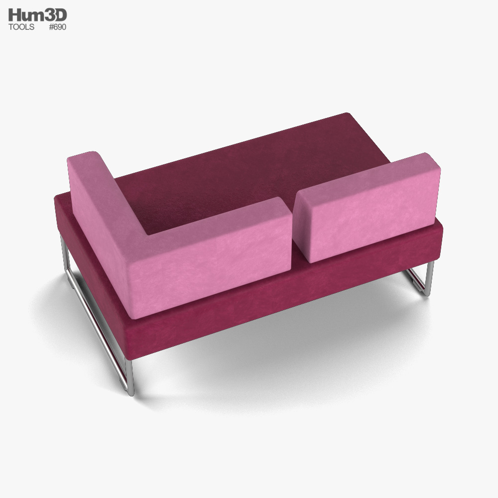 Modern Sofa 3D model - Download in MAX, OBJ, FBX, C4D