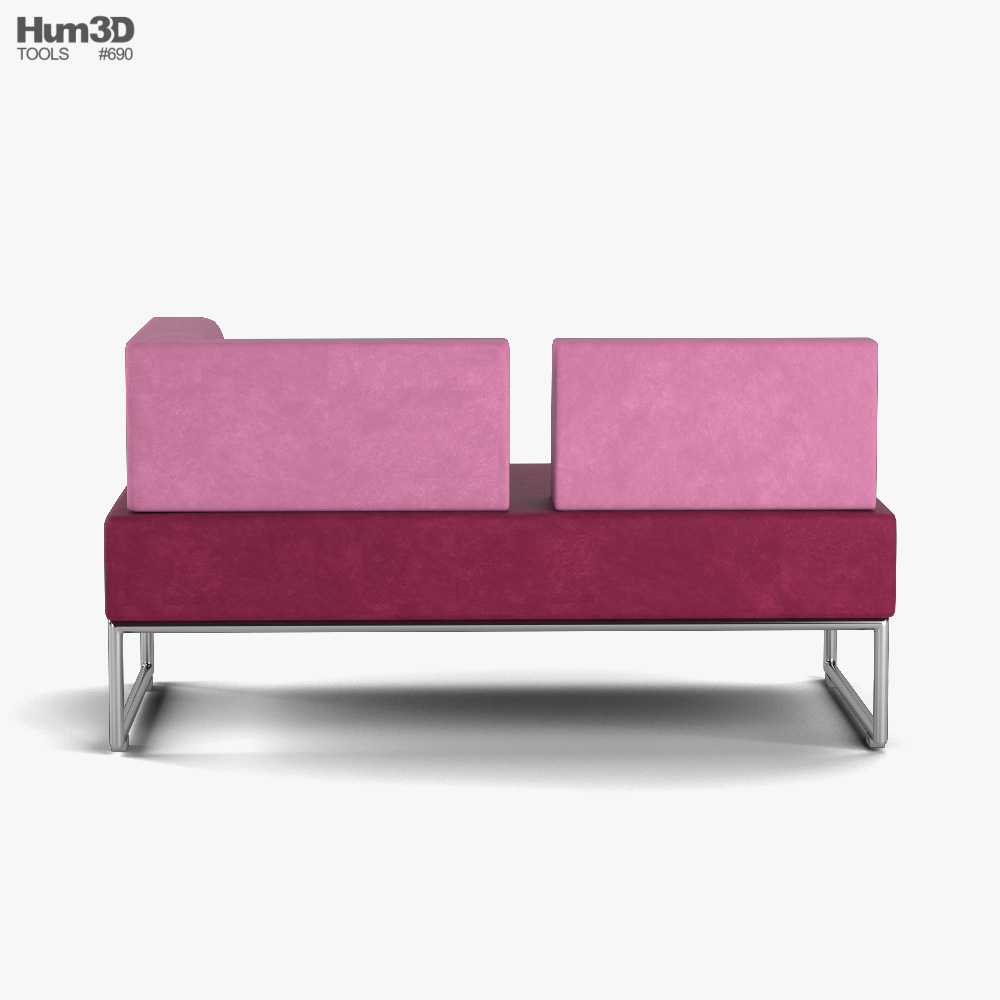 Modern Sofa 3D model - Download in MAX, OBJ, FBX, C4D