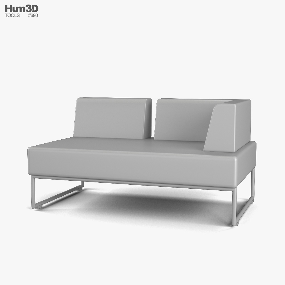 Modern Sofa 3D model - Download in MAX, OBJ, FBX, C4D