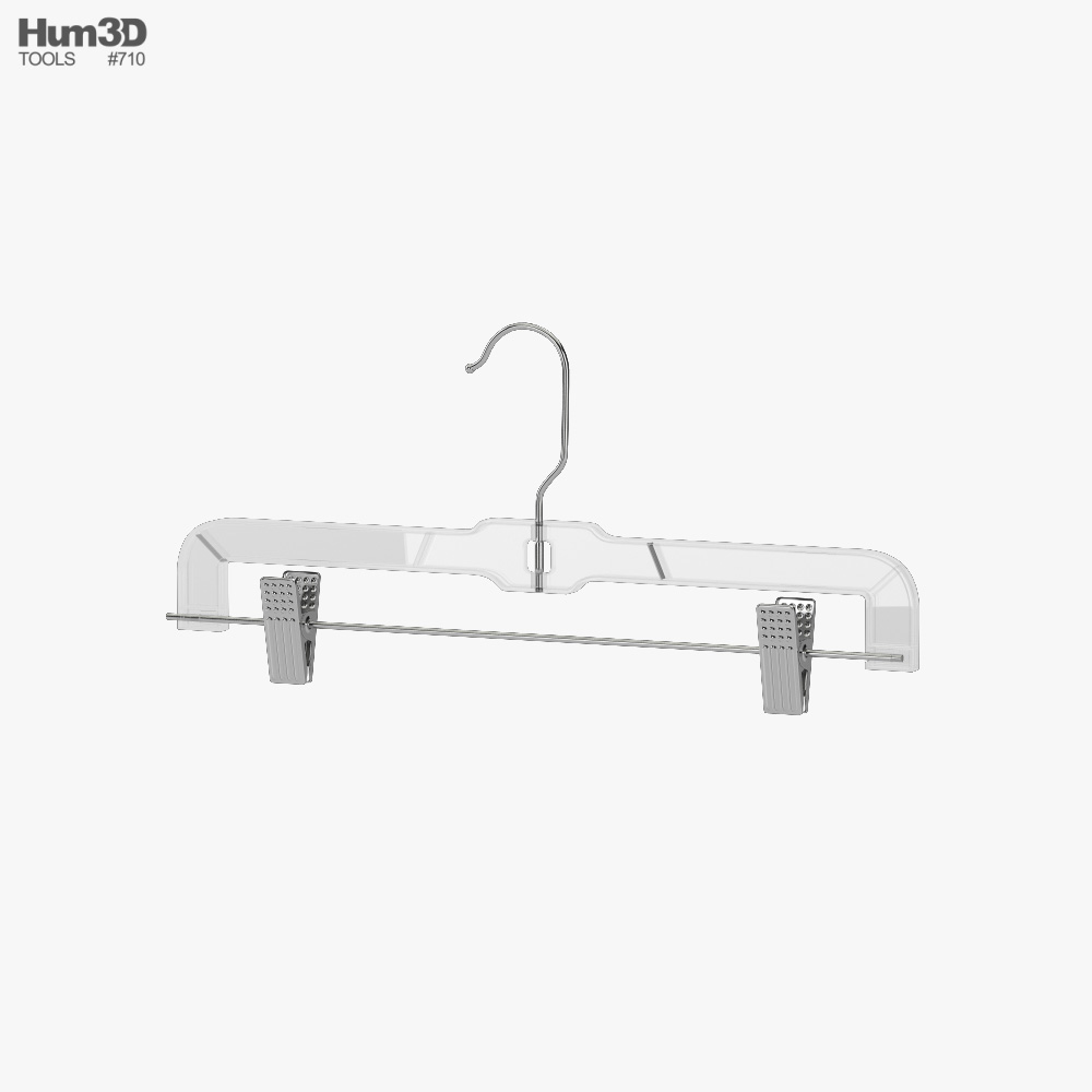 Clothes Hanger 3D model - Download in MAX, OBJ, FBX, C4D