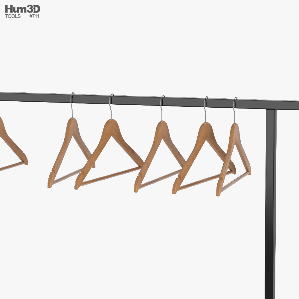 Clothes Rack 3D model - Download in MAX, OBJ, FBX, C4D