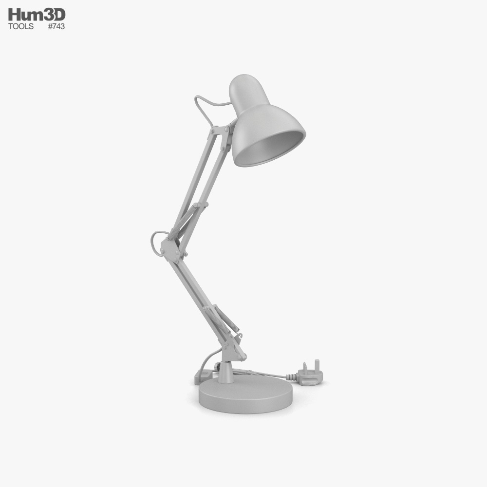 Generic desk lamp 3D model - Download in MAX, OBJ, FBX, C4D