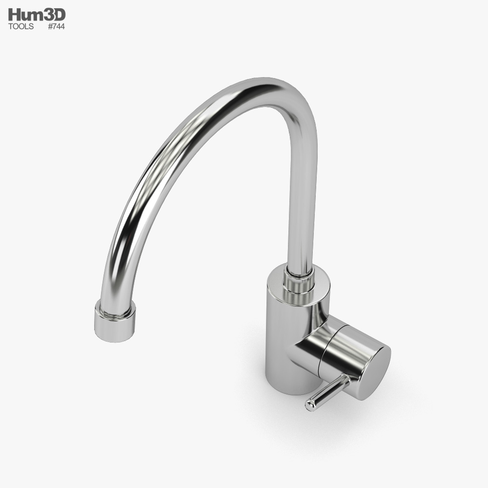 Kitchen Faucet 3D model - Download in MAX, OBJ, FBX, C4D