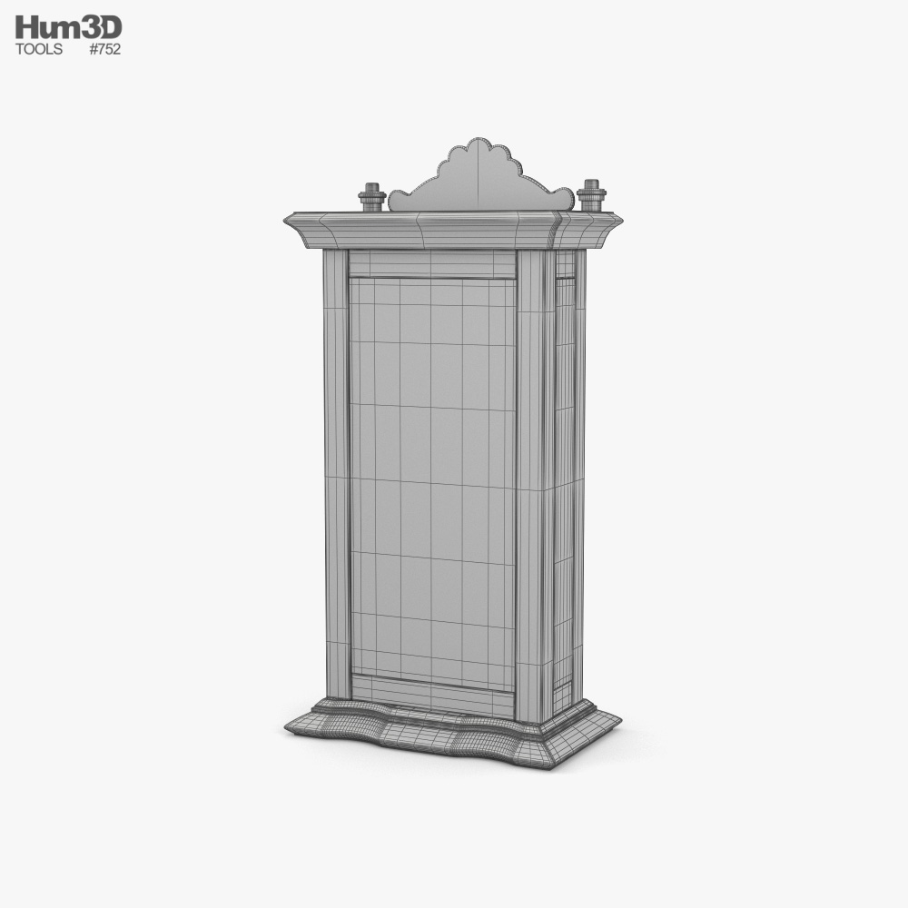 Old Clock 3D model - Download in MAX, OBJ, FBX, C4D