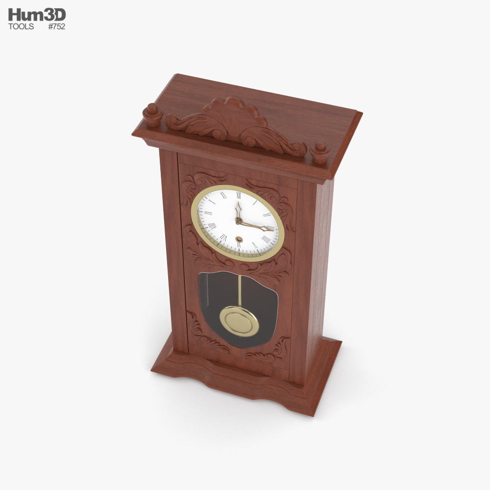 Old Clock 3D model - Download in MAX, OBJ, FBX, C4D