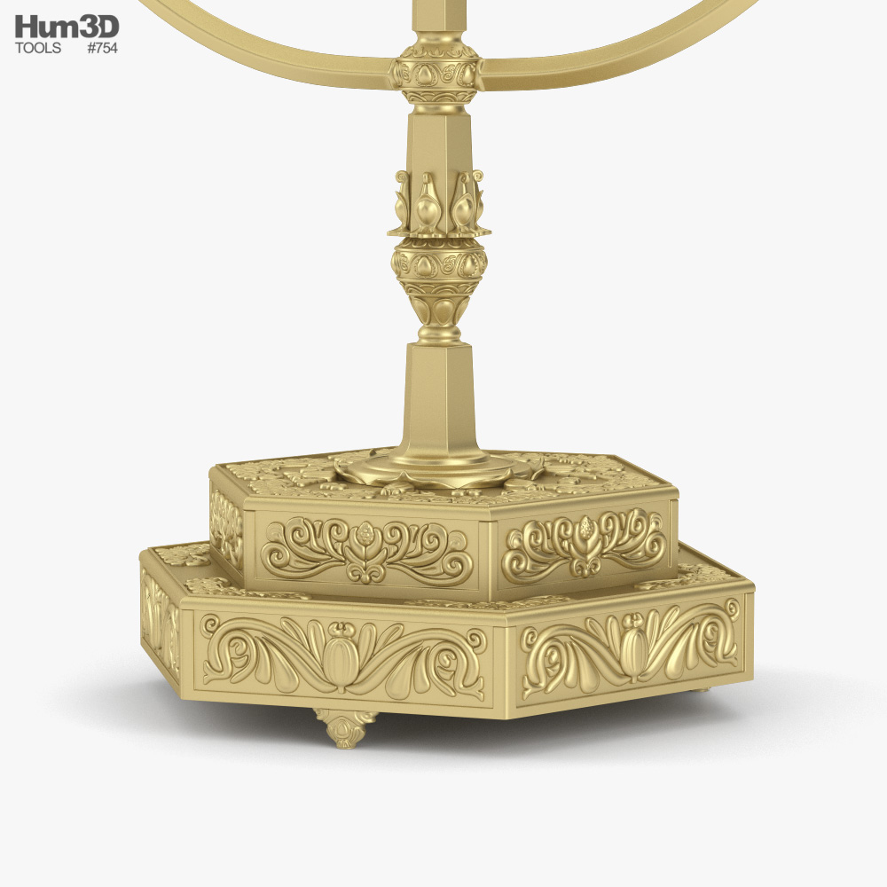 Menorah 3D model - Download in MAX, OBJ, FBX, C4D